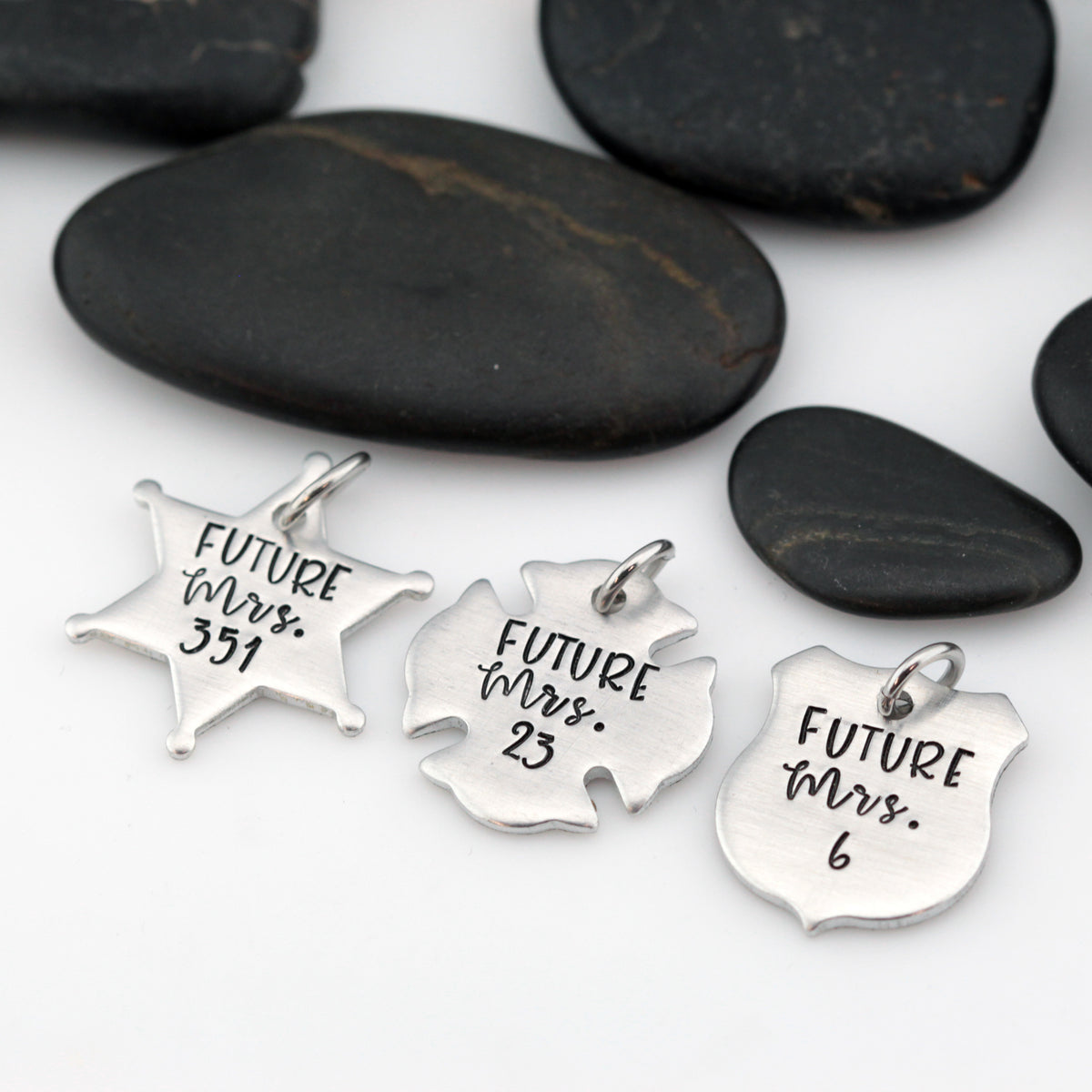 Future Mrs. Number | First Responder - Charm | Necklace | Expandable B ...